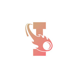 Number 1 is passed by a falling meteor icon Vector Image