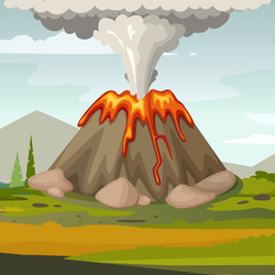 Mayon Volcano - Philippines Royalty Free Vector Image