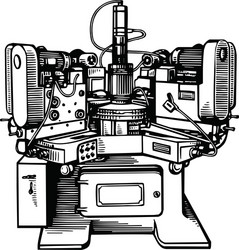 Machine tool Royalty Free Vector Image - VectorStock