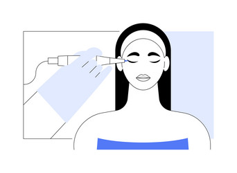 Eyebrow correction isolated cartoon Royalty Free Vector