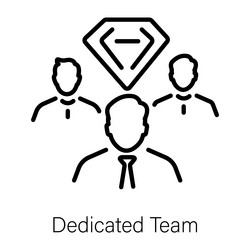 Team roles Royalty Free Vector Image - VectorStock