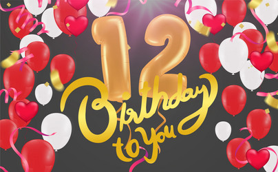 12 Year Anniversary Vector Images (over 660)