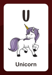 U Flashcards Vector Images (over 200)