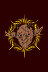 Cupid with head man Royalty Free Vector Image - VectorStock