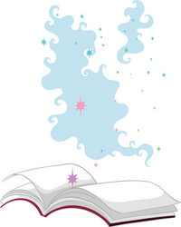 Broomstck magic cartoon style on white background Vector Image