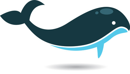 Baby whale icon Royalty Free Vector Image - VectorStock