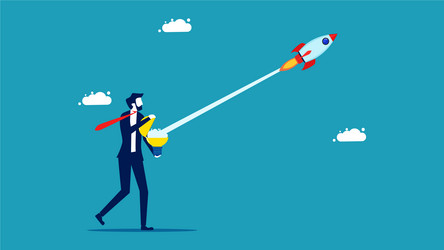 Introducing new innovations a creative start Vector Image