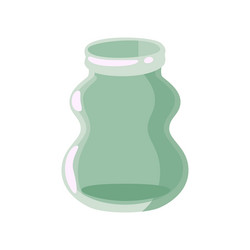 Empty jar cartoon Royalty Free Vector Image - VectorStock