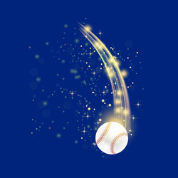 Flying Baseball Vector Images (over 2,400)