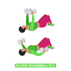Dumbbell Chest Fly Vector Images (18)