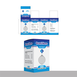 Medicine box packaging design Royalty Free Vector Image