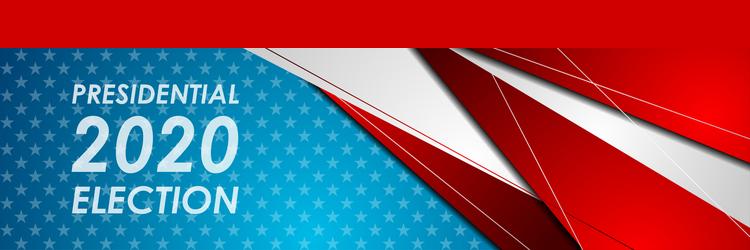 Usa presidential election 2020 abstract background