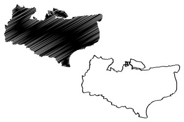Kent map Royalty Free Vector Image - VectorStock