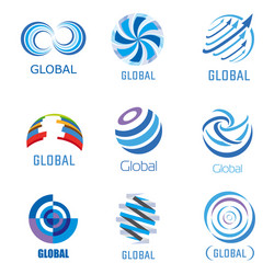 Global large set Royalty Free Vector Image - VectorStock