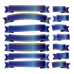 Blue Scroll Ribbon Banner Vector Images (over 1,700)