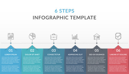 5w1h problem solving method infographic 6 point Vector Image
