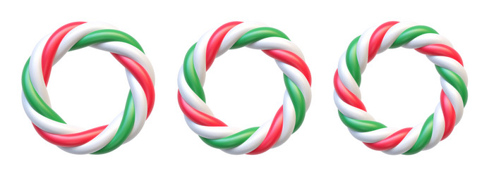 Candy Cane Circle Vector Images (over 2,500)