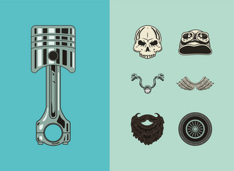 Biker Patches Vector Images (over 2,100)
