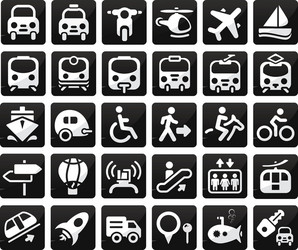 Video and audio icon set Royalty Free Vector Image