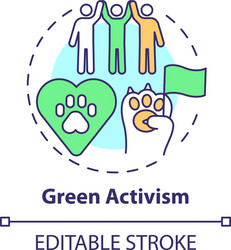 Raise awareness turquoise concept icon Royalty Free Vector