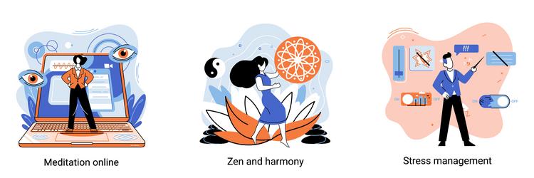 Self-management self regulation learning self Vector Image