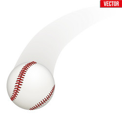 Baseball leather ball Royalty Free Vector Image