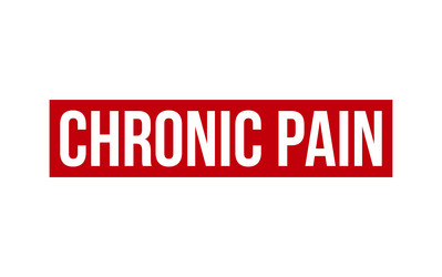 Red chronic pain rubber stamp seal Royalty Free Vector Image
