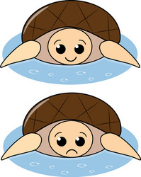 Sad Turtles Vector Images (over 150)
