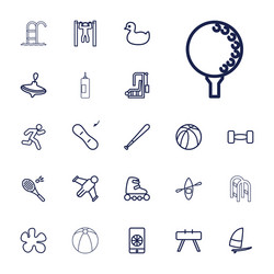 Activity icons Royalty Free Vector Image - VectorStock