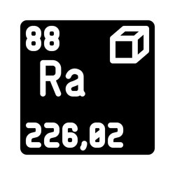 Periodic Table Element Radium Icon Vector Images (48)