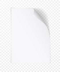 Paper corner background Royalty Free Vector Image