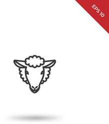 Sheep icon Royalty Free Vector Image - VectorStock