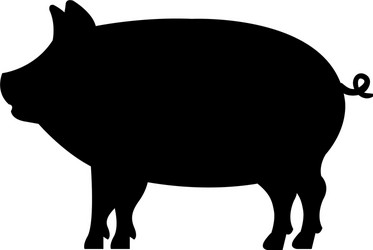 Pig farm animal Royalty Free Vector Image - VectorStock