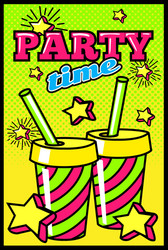 Comic Party Time Vector Images (over 470)
