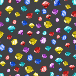 Geometric texture with colorful diamonds Vector Image