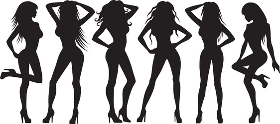 Teenager figure front and back Royalty Free Vector Image