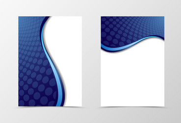 Grid flyer template design Royalty Free Vector Image