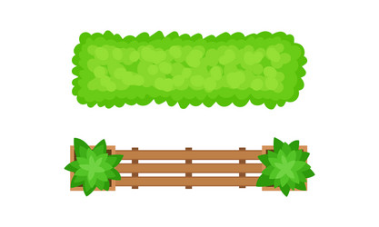 Shrubs Plan View Vector Images (72)