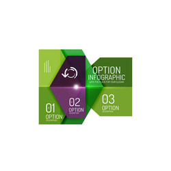 Paper infographic layout design templates Vector Image