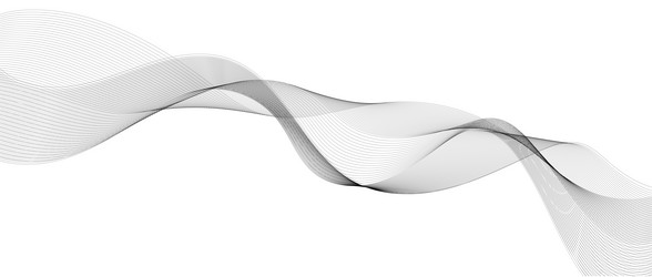 Abstract black wave design element Royalty Free Vector Image