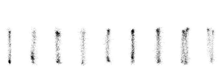 Line black splatter stroke spray texture paint Vector Image