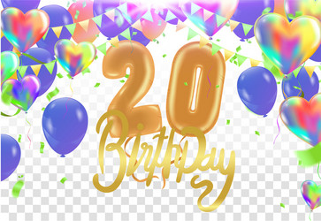20th Birthday Vector Images (over 4,400)
