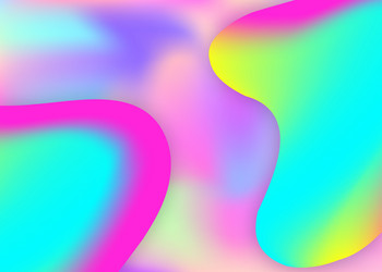 Fluid dynamic background with liquid shapes Vector Image