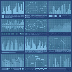 Data graphic charts maths coordinates graph Vector Image