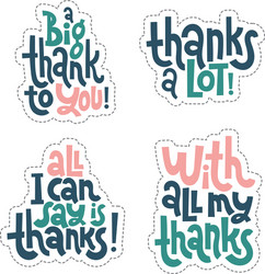 Thank You Stickers Vector Images (over 2,900)
