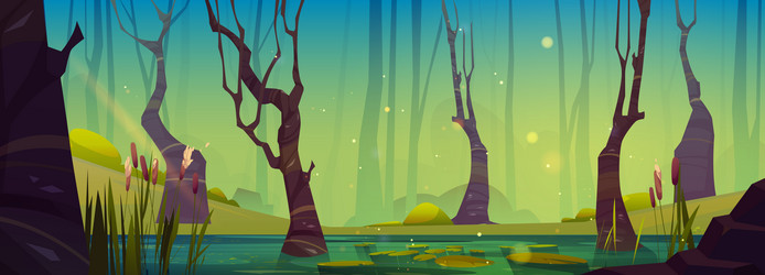 Forest Cartoon Game Background