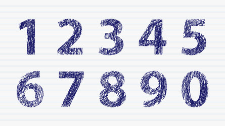 Numbers From 1 to 10 Vector Images (over 160)