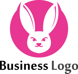Crazy rabbit mascot design Royalty Free Vector Image