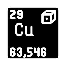 Copper Chemical Element Vector Images (over 410)