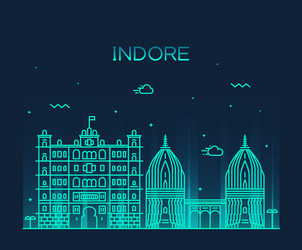 Indore Skyline Vector Images (30)